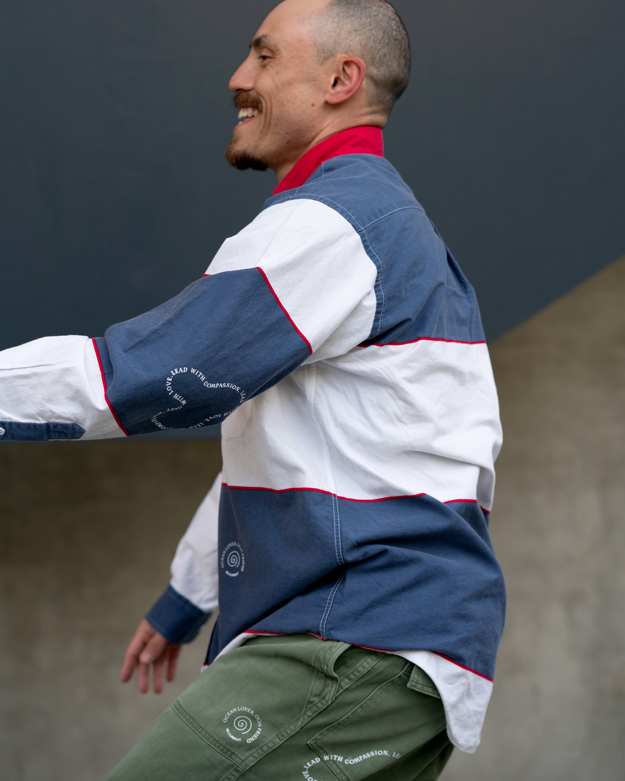OCIN re:current batch 02 - button down - Stripe – OCIN | ocin.co